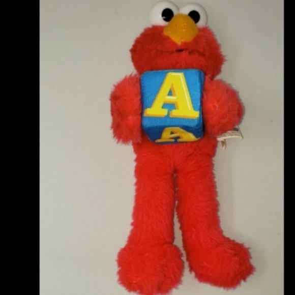 Sesame Street | Toys | Stuffed Elmo Plush Sesame Street Toy Learning ...